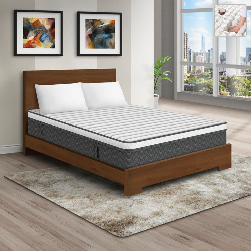 Colchón Rollpack Euro U + Cama TPM + Almohada - Colchones Pullman